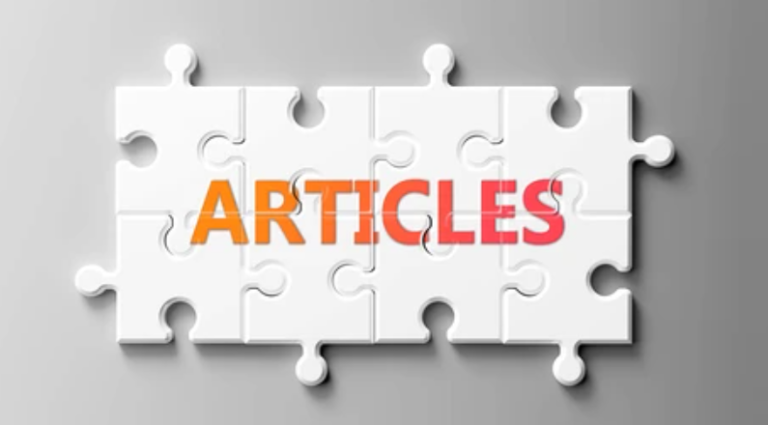 What Is An Article - Sly Academy